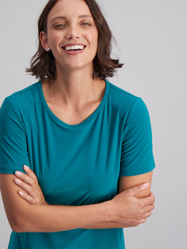 Lydia basic soft tee - jade - Imagemakers (Pty) Ltd Trading as ImNow